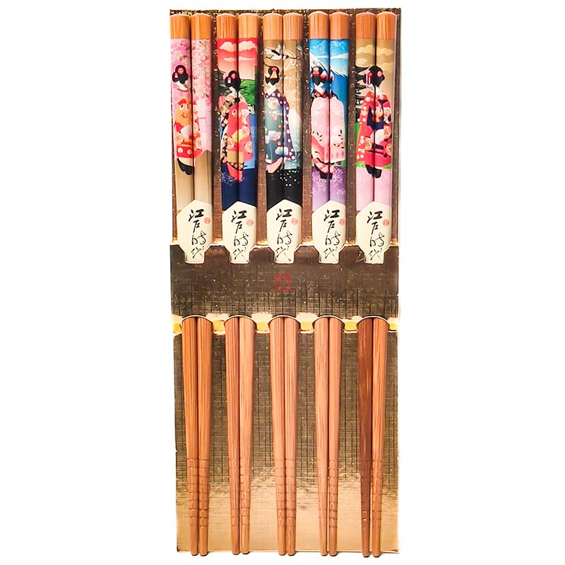 Hashi - Conjunto 5 pares - "Edo" :: ASIA SHOP