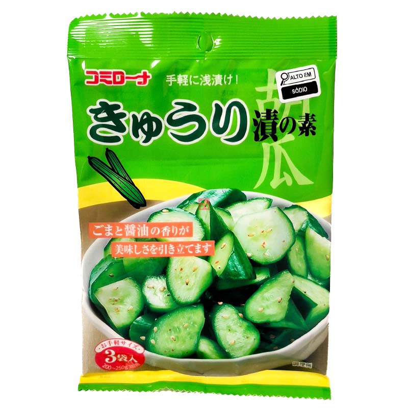 Tempero em Pó Japones para Salada de Pepino – 45g (15gx3) :: ASIA SHOP