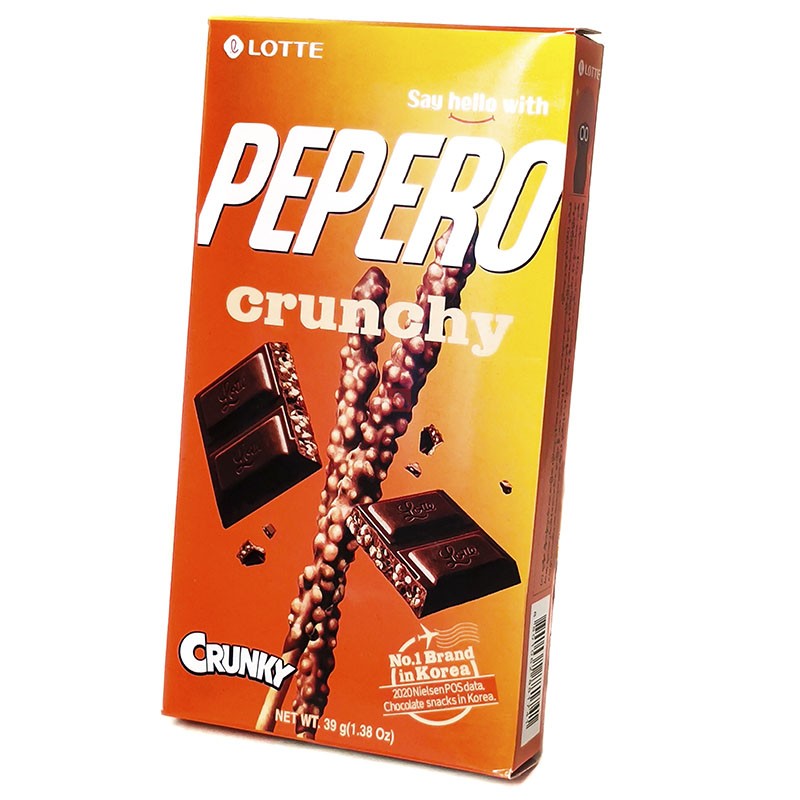 Palitos de Biscoito c/ Cobertura Crocante - Crunchy - 39g :: ASIA SHOP