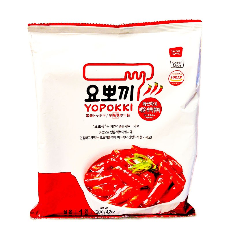Topokki Instantâneo - Massa de Arroz Picante – Yopokki - 120g :: ASIA SHOP